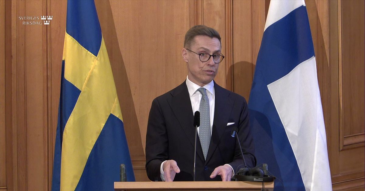 Presidentti Alexander Stubb: Nato-jäsenyys tiivisti Ruotsin ja Suomen välejä entisestään | SVT ...