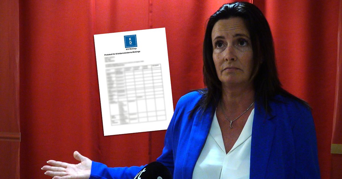 KD-revisor fick inte granska ordförandes arvode: ”Mycket ilska” | SVT ...