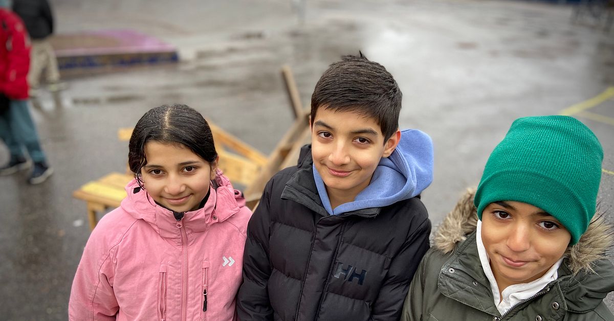 Här får eleverna vara med och bestämma hur skolgården ska se ut | SVT ...