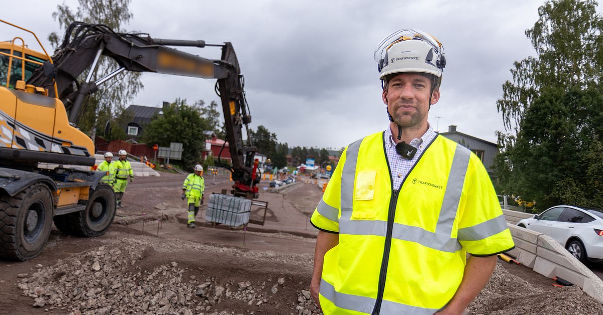Försenad och miljoner dyrare – E16 genom Hofors snart klar | SVT Nyheter