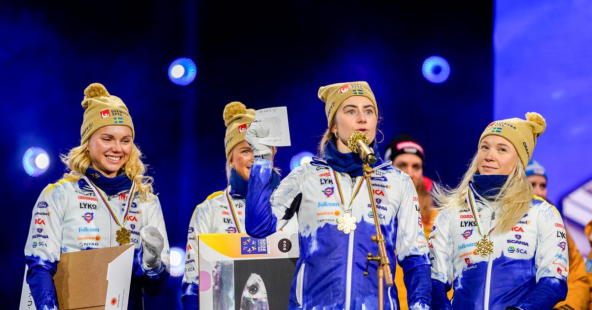 Ebba Andersson plockar fram en present till Norge under guldtalet: ”Nu ...