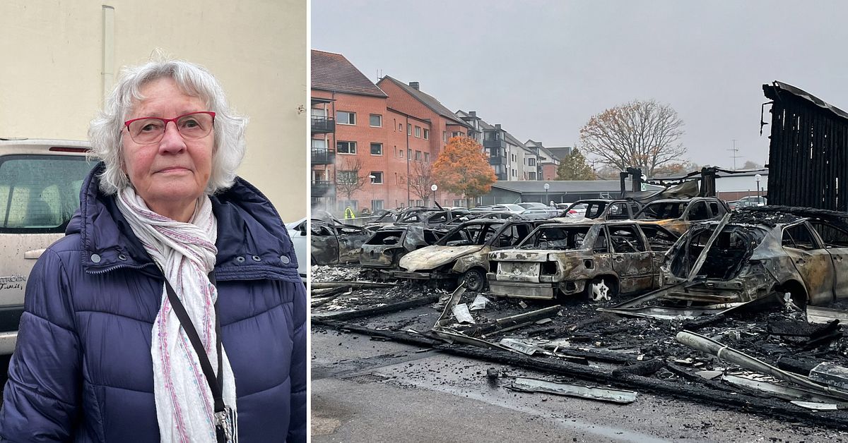 Omfattande brand i garage i Ängelholm: ”Small som fyrverkerier” | SVT ...