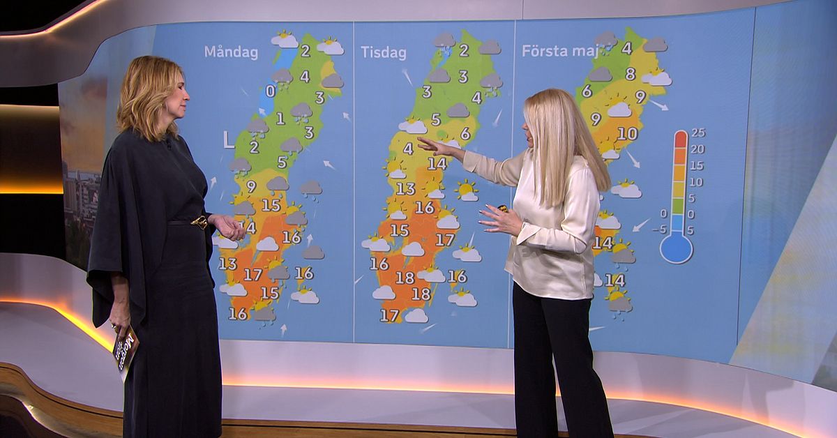 Prognosen: Så blir vädret på Valborg | SVT Nyheter