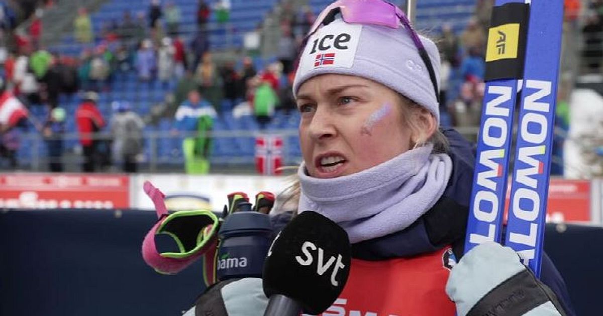 Skidskytte: Ingrid Landmark Tandrevolds ord efter fallet: ”Då åkte jag ...