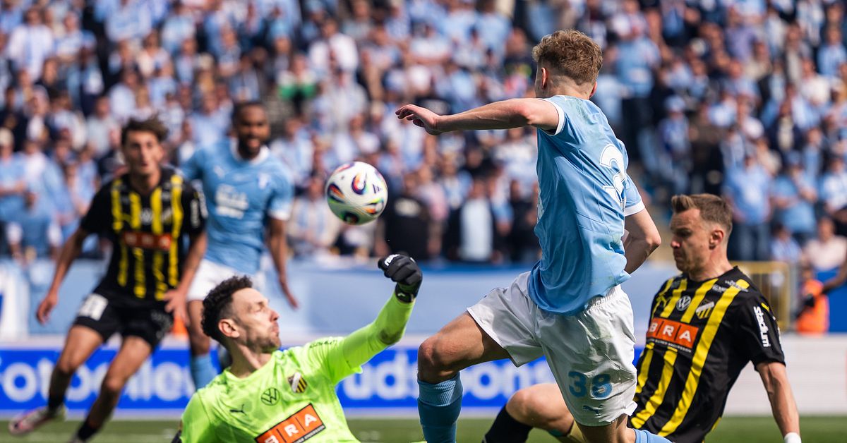 Jätteläge för Hugo Bolin – nära att ge Malmö ledningen | SVT Nyheter