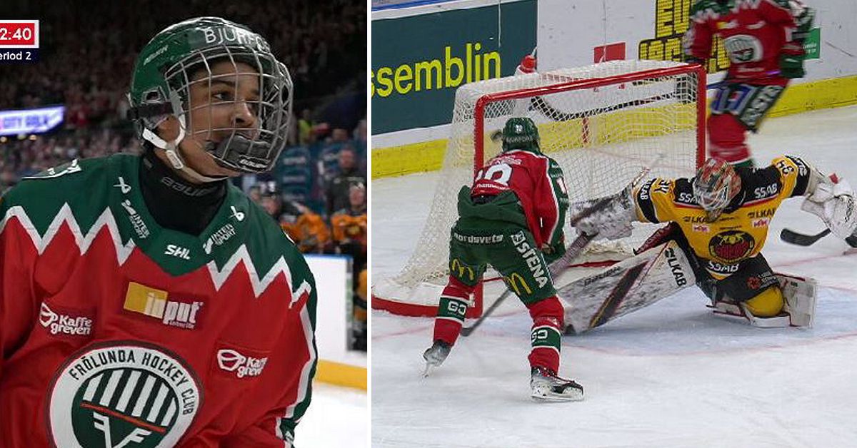 Ishockey: 17-årige Max Westergård med första SHL-målet: ”Sjukt få hänga ...