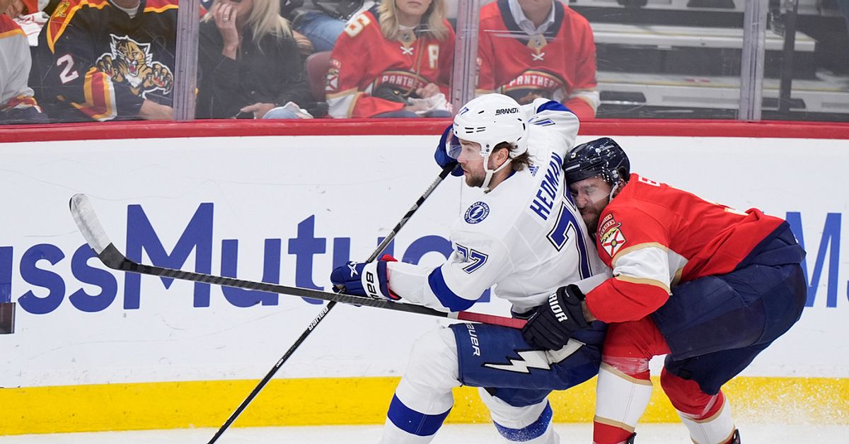 Ishockey: Tampa föll mot Florida – Victor Hedman tillgänglig för VM | SVT Sport