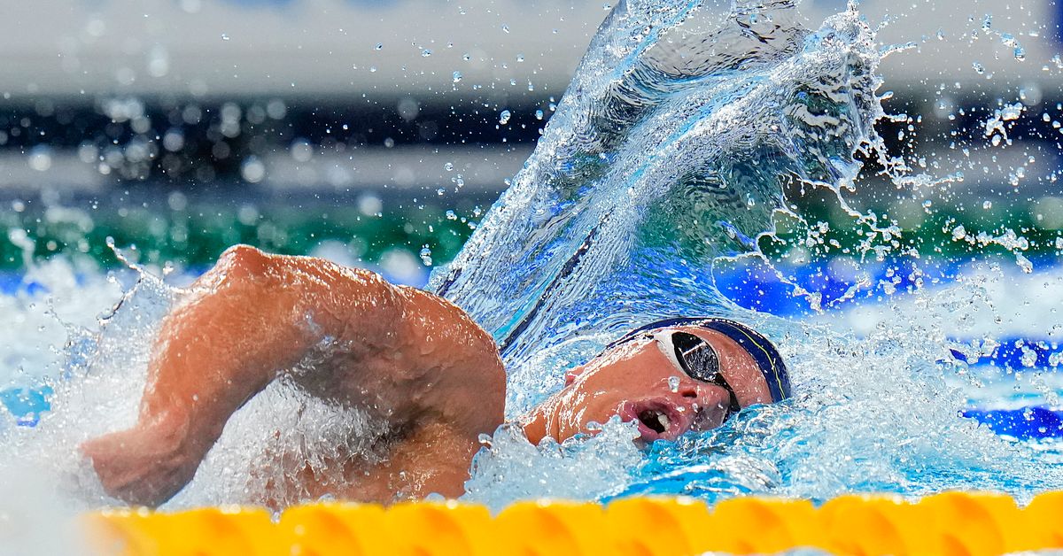 Simning: Victor Johanssons galna träningsmängd inför OS i Paris | SVT Sport