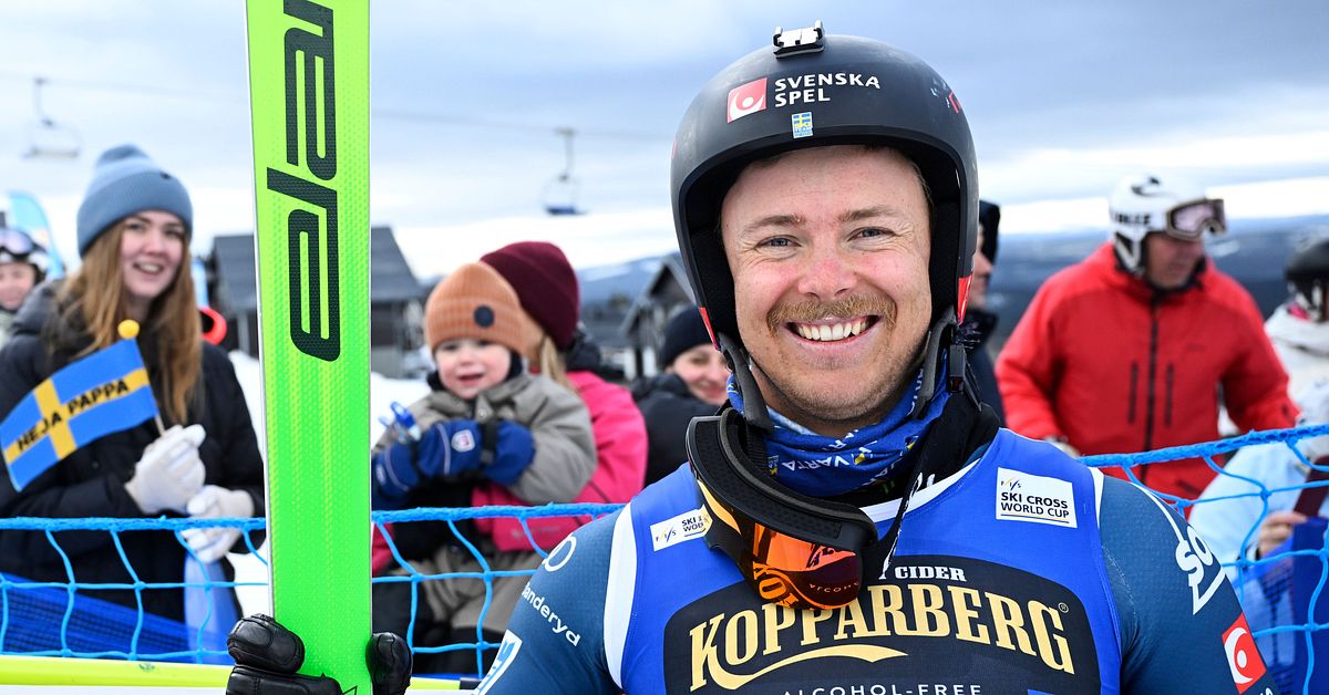 Skicross: Ny pallplats för Erik Mobärg – trea i Idre | SVT Sport