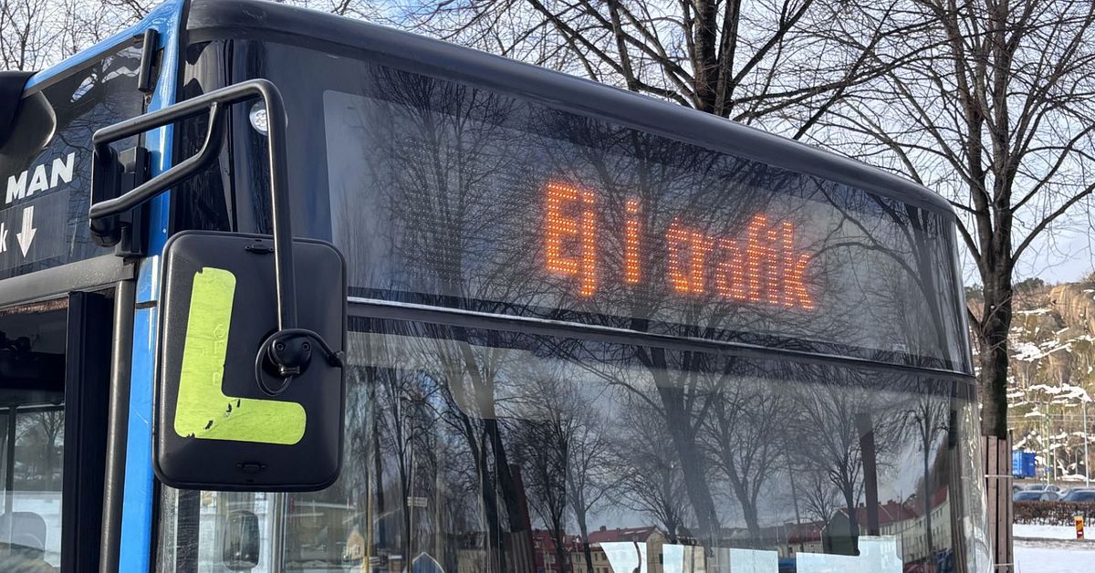 Bussar klarade inte av kylan – fick tas ur trafik | SVT Nyheter