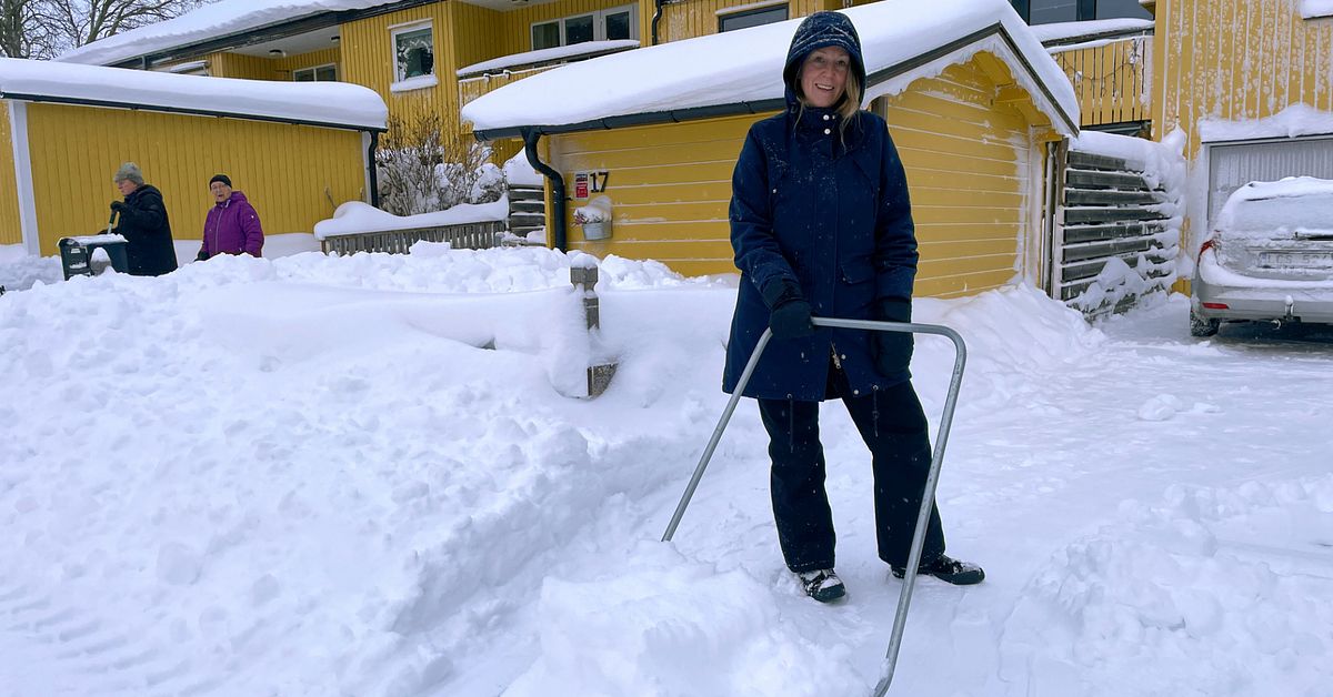 Elin i Holmsund: ”Det har kommit för mycket snö – jag orkar inte mer ...