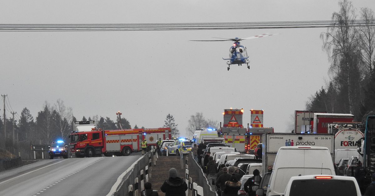 Två Allvarligt Skadade Efter Trafikolycka På E20 Utanför Strängnäs