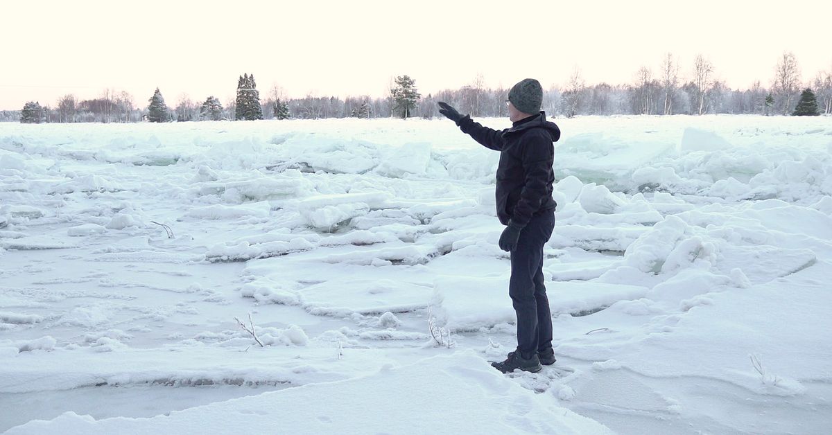Ny ispropp i Tornedalen – Kaj blev strandsatt i två dygn | SVT Nyheter