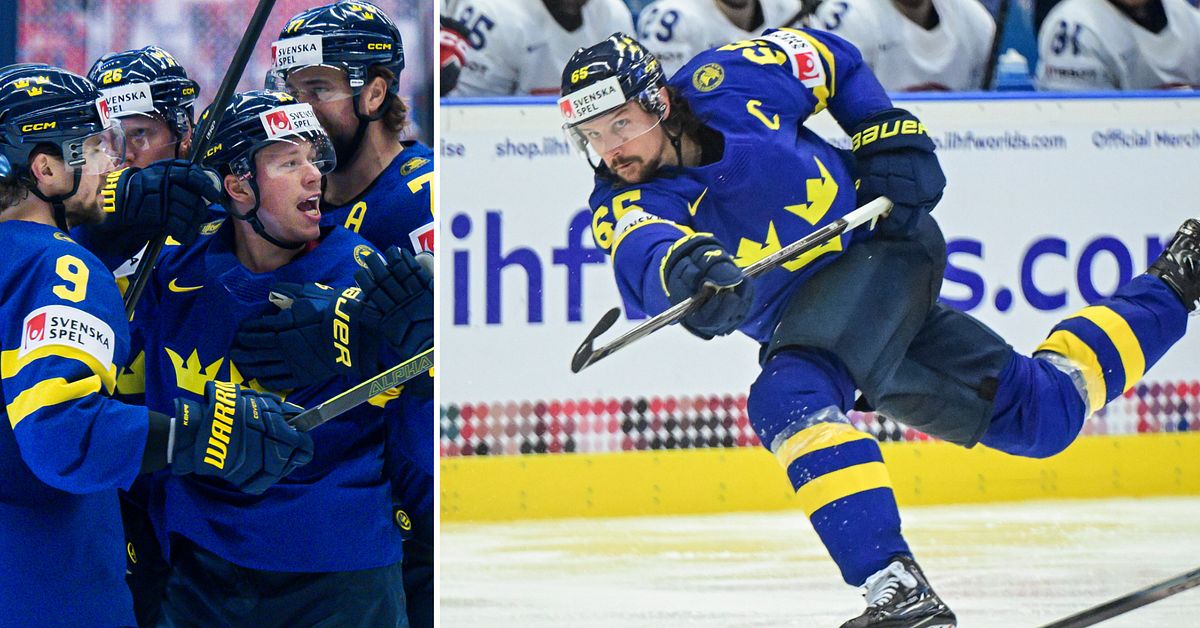 Ishockey: Nytt mål av Erik Karlsson – bäste målskytt i Tre Kronor | SVT Sport