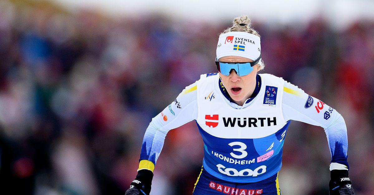 Längdskidor: Jonna Sundlings sanslösa upphämtning – Sverige tar guld i ...