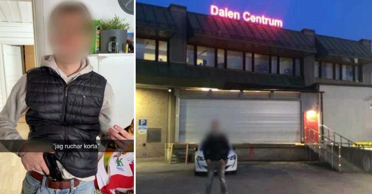 Här poserar Timråkillarna med vapen, knark och sedelbuntar | SVT Nyheter