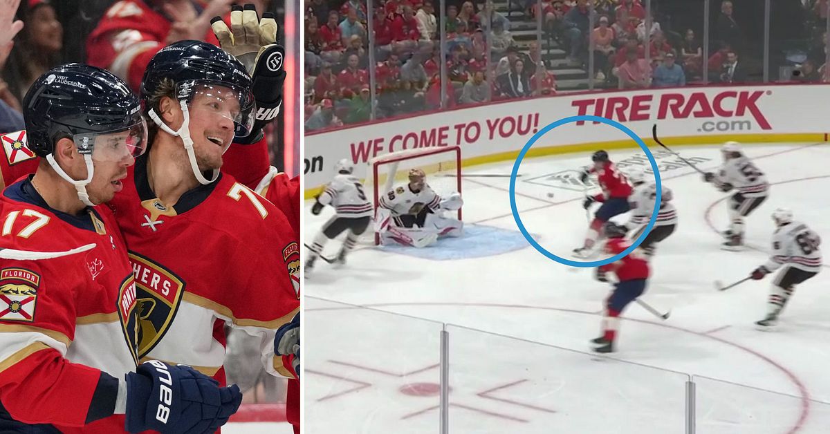 Jesper Boqvist fixade Florida-seger i NHL-premiären | SVT Nyheter