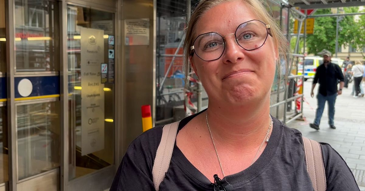 Elin fast i tunnelbanan – fick panikattacker i värmen | SVT Nyheter