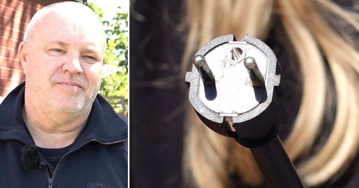 Räddningstjänsten: Ladda inte elbilen i vanligt uttag | SVT Nyheter