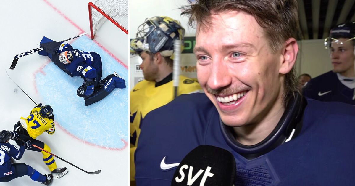 Emil Larmi brister ut i skratt efter VM-uttåget: ”Döljer mina tårar ...