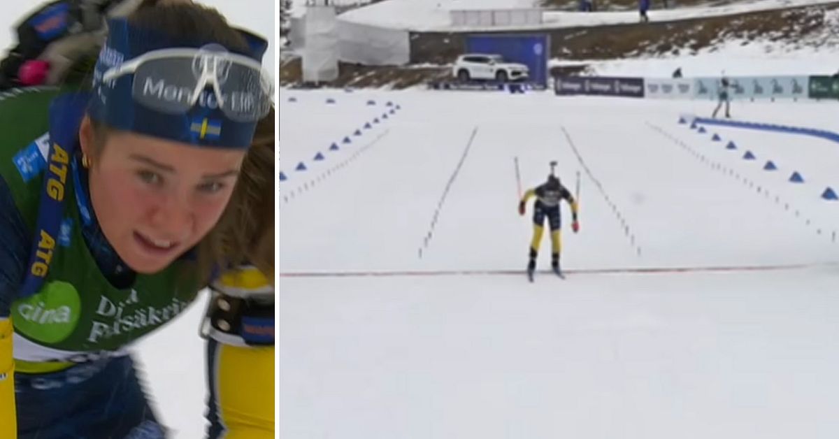 Skidskytte: Sara Andersson tar silver på junior-VM i skidskytte | SVT Sport