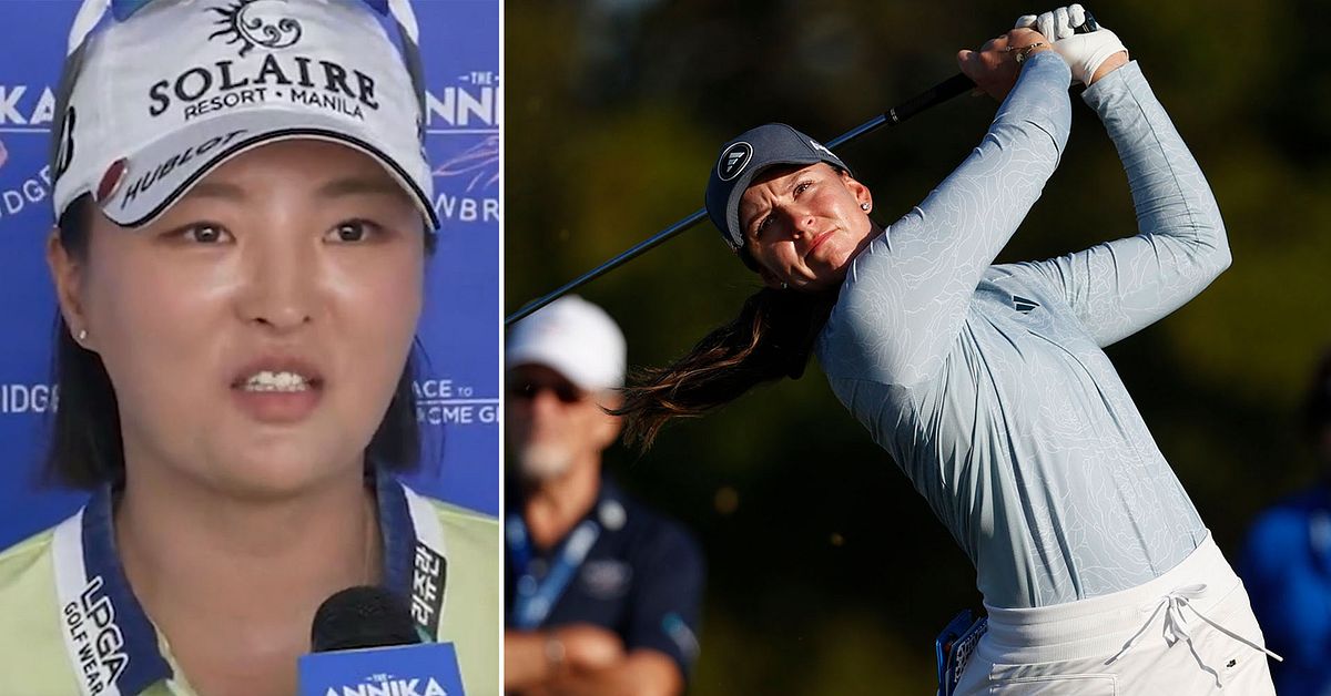 Golf: Linn Grants medspelare: ”Får mig att känna mig som ett barn” | SVT Sport
