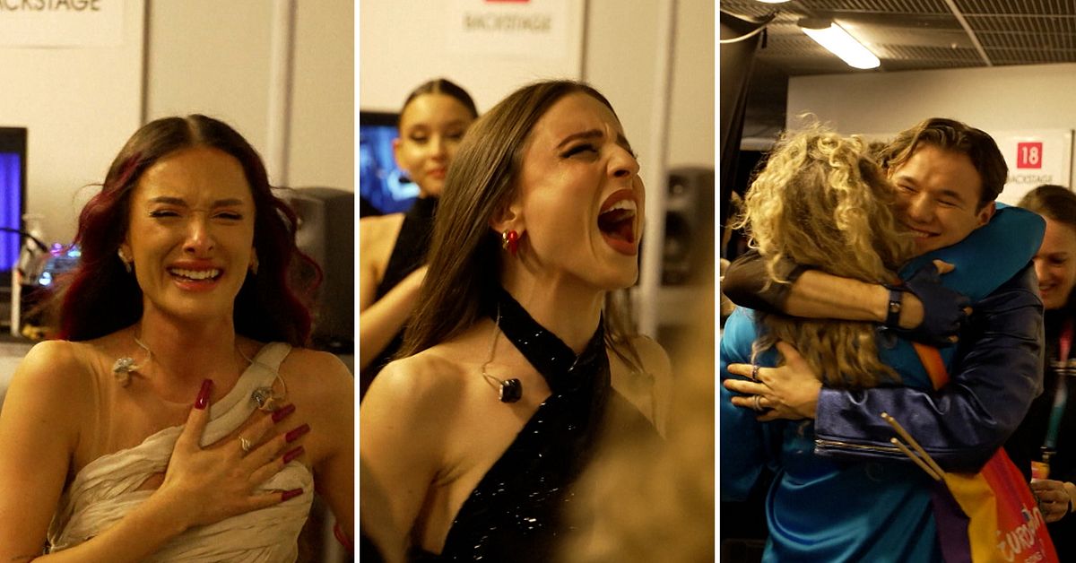 Se Artisternas Känslosamma Sekunder Bakom Eurovisionscenen Svt Nyheter