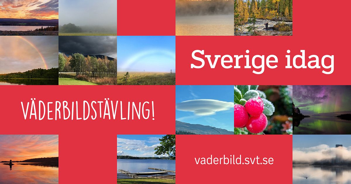 Väderbildstävling vecka 40 | SVT Nyheter