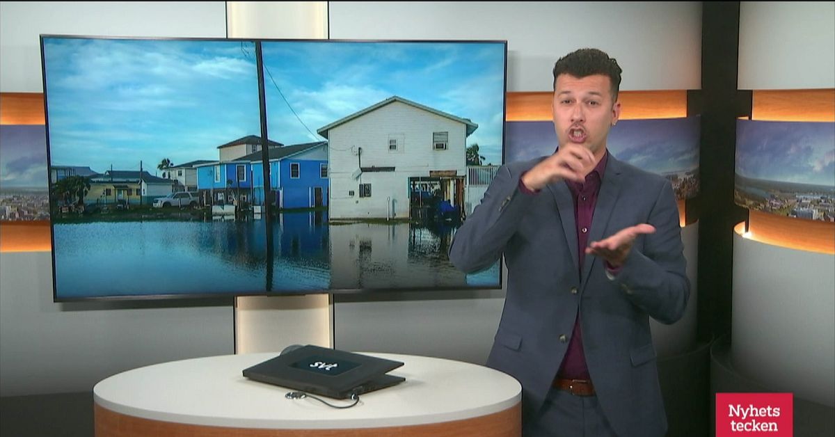 Förödelse efter orkan i Texas | SVT Nyheter