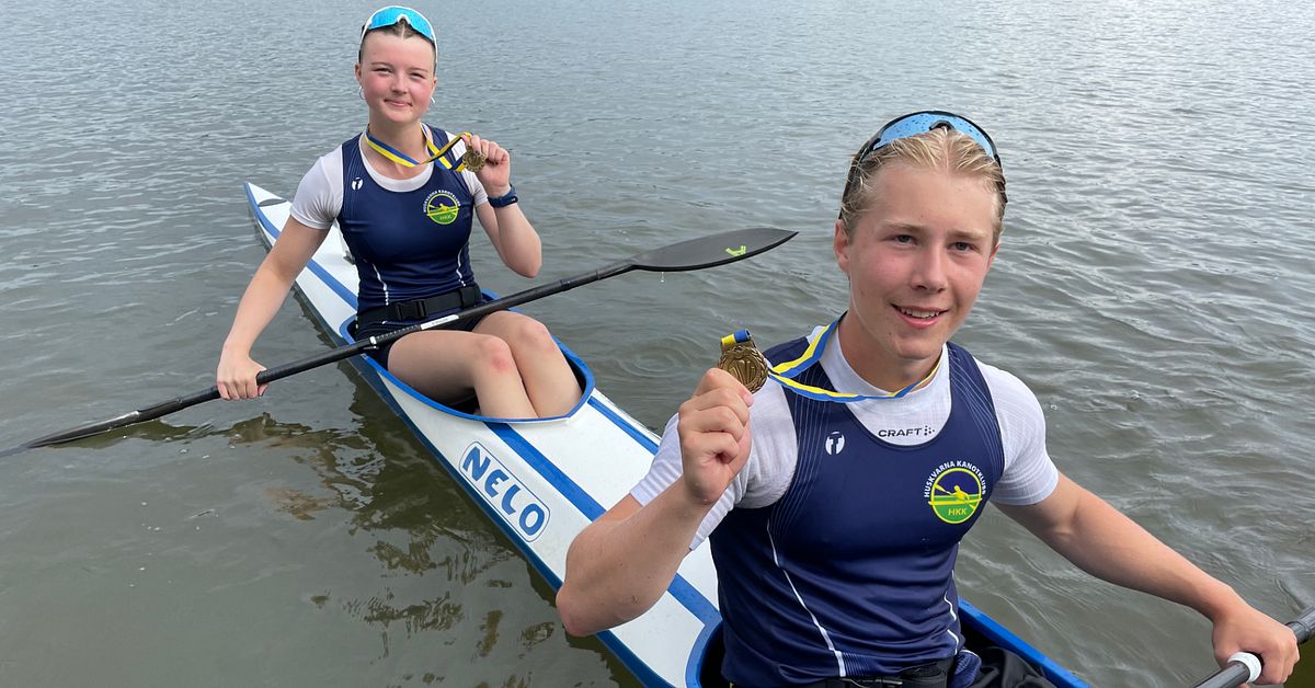 Här tävlar morgondagens stjärnor i kanot | SVT Nyheter