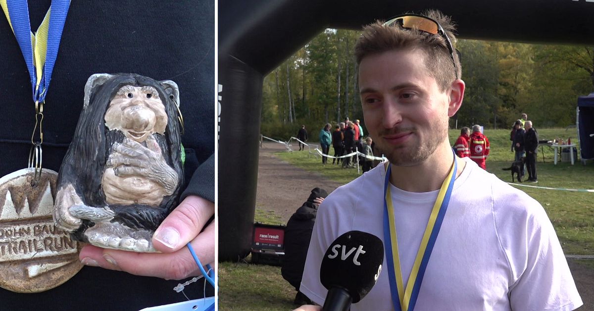 Löparen Oscar Claesson missade starten – vann ändå John Bauer trail run ...