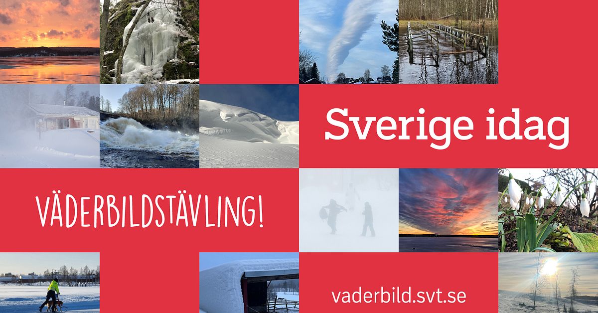 Väderbildstävling vecka 8 | SVT Nyheter