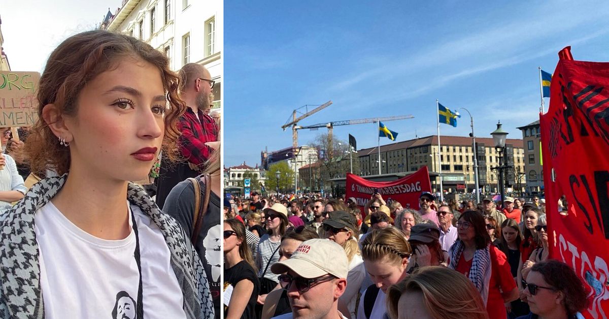 Här går förstamajtågen genom centrala Göteborg: ”Fint att så många kan ...