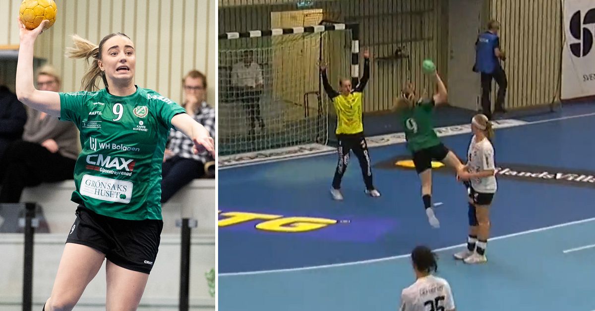 Handboll: Önnereds Line Homdrom Rusten sänkte Lugi med sju mål | SVT Sport
