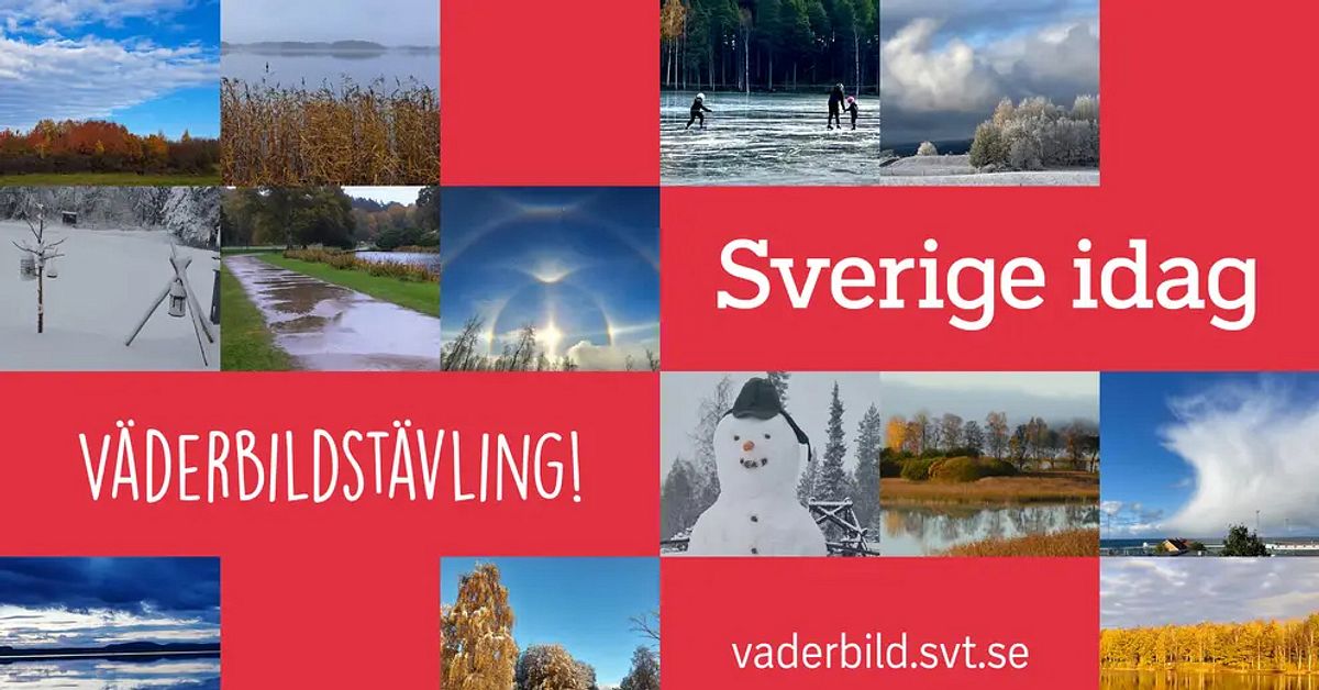Väderbildstävling vecka 4 | SVT Nyheter
