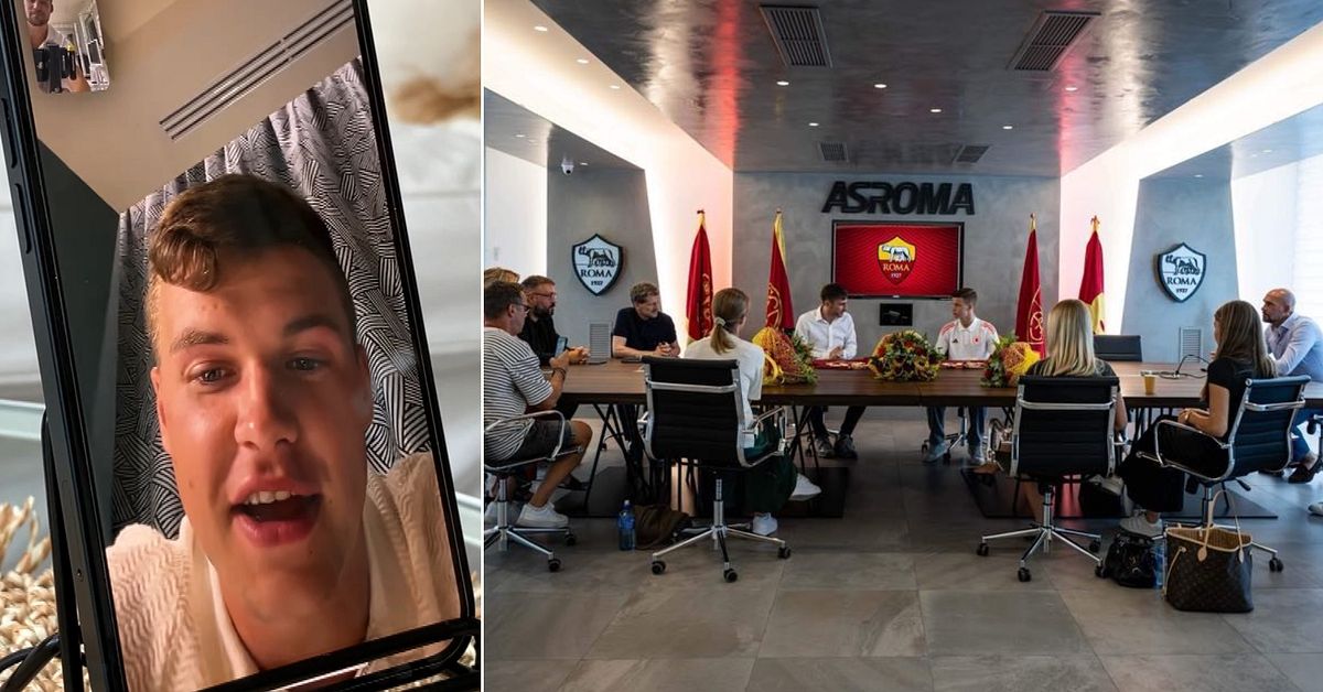 Landslagsspelaren Samuel Dahl om drömflytten till Roma: ”Ruskigt taggad ...