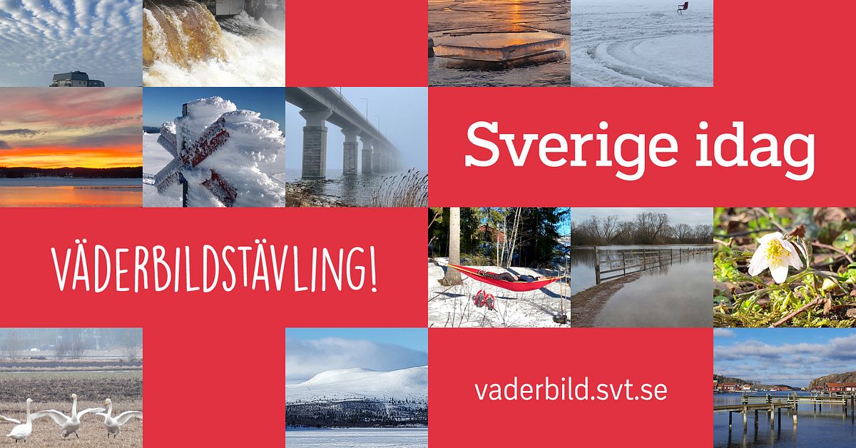 Väderbildstävling vecka 15 | SVT Nyheter