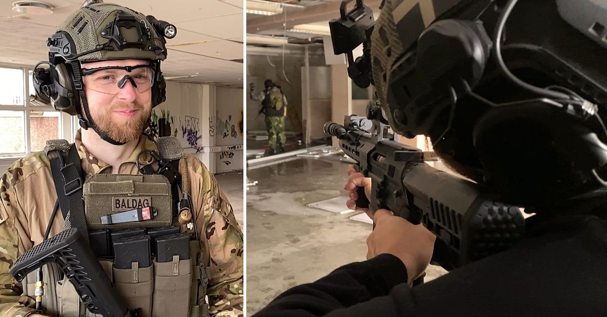 Ödehus blir episk spelplats för airsoft-entusiaster i Sundsvall | SVT ...