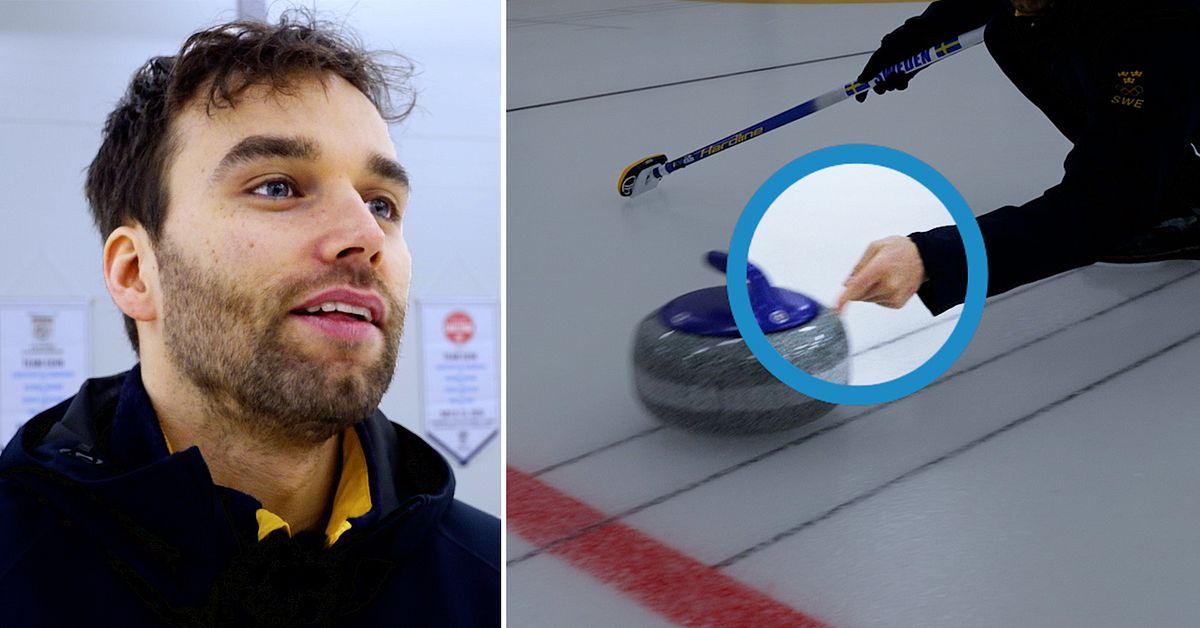 Curling: Se när Oskar Eriksson använder fusktekniken: ”Ändrar ...