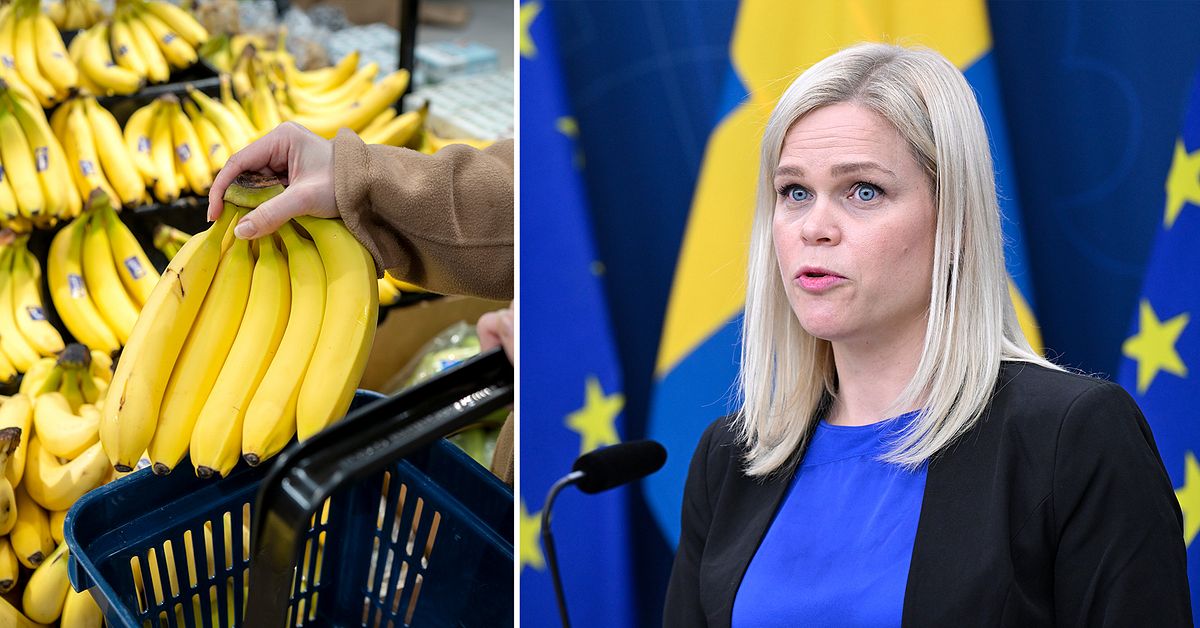 Ministerns bananfobi: ”Väldigt ovanlig” | SVT Nyheter