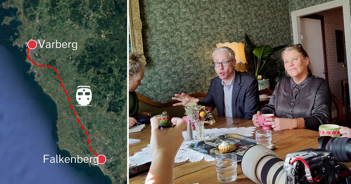 Förslaget: Ny tågstation mellan Varberg och Falkenberg | SVT Nyheter