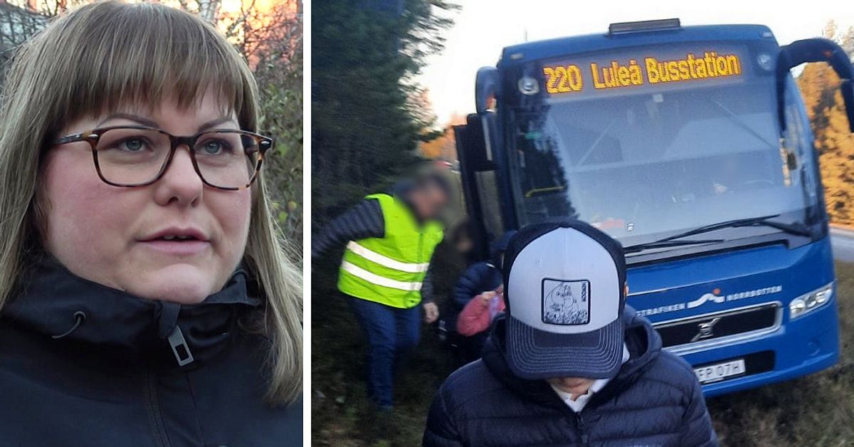 Körde ned skolbuss i diket utanför Luleå – föraren åtalas | SVT Nyheter