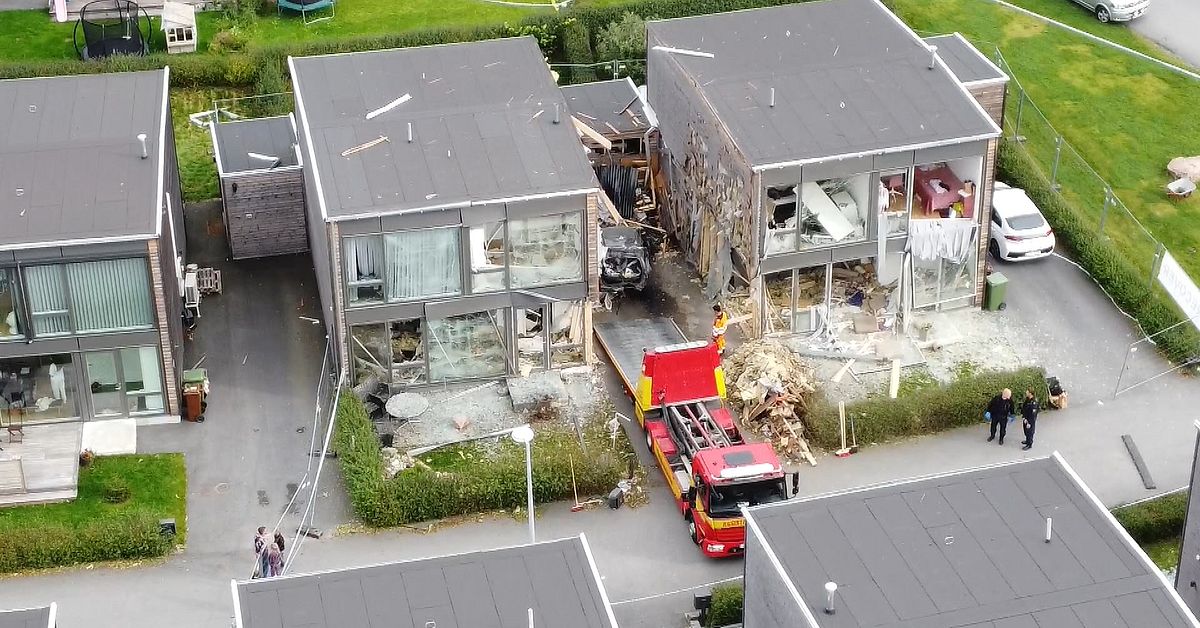 Se förödelsen efter stora explosionen – flera hus skadade | SVT Nyheter