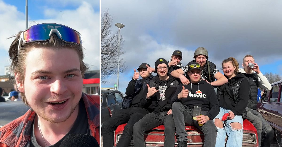 Raggare från hela landet samlas i Kil för påskkaravanen | SVT Nyheter