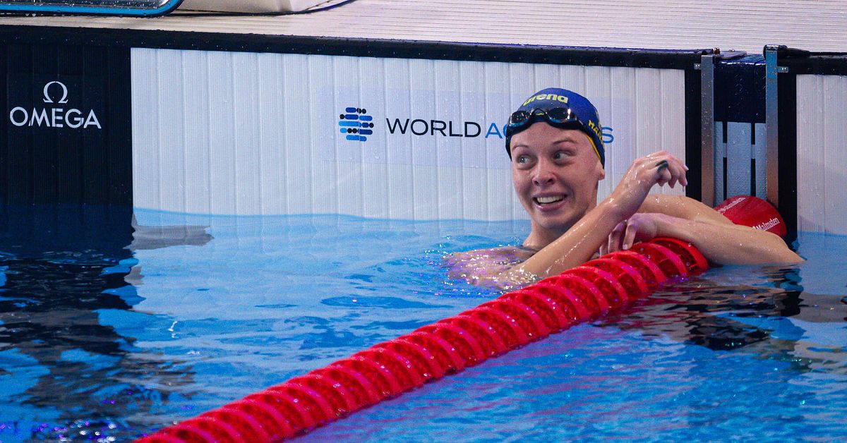 Simning: Louise Hansson till final på 50 meter ryggsim – slog ...