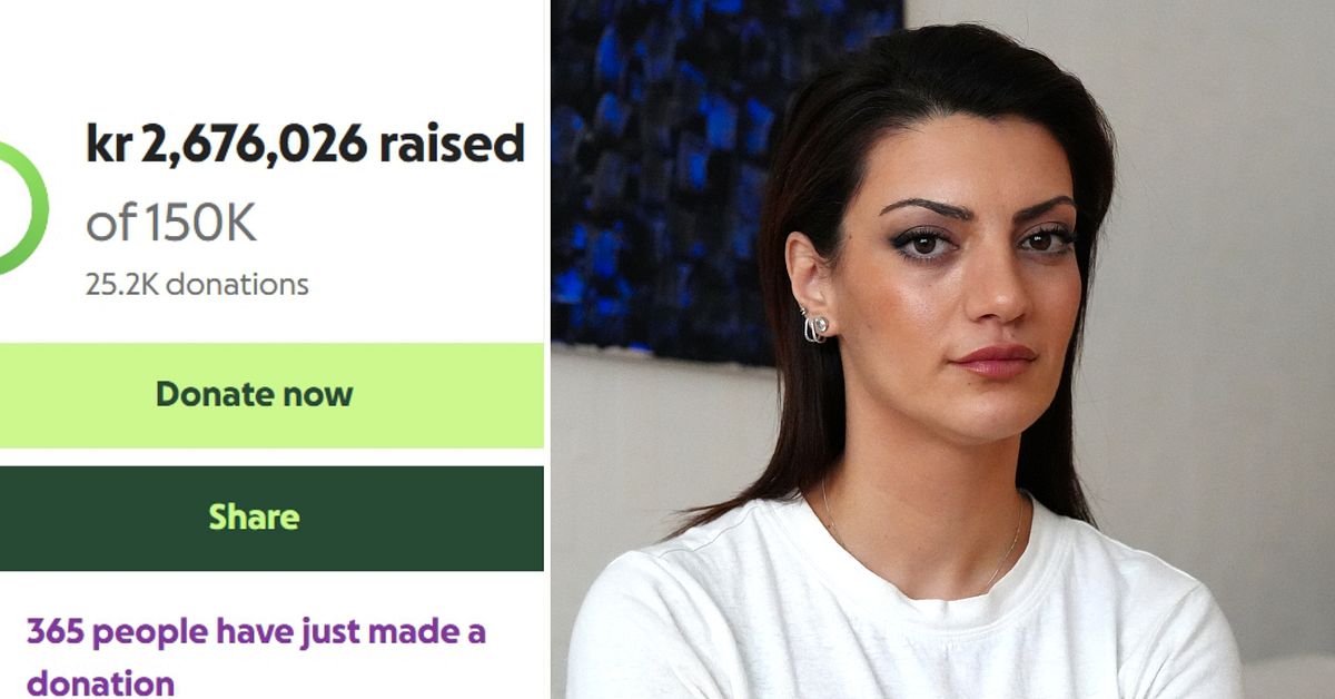 Hon samlade in över 2,5 miljoner till mordoffret i Rönninges familj | SVT Nyheter