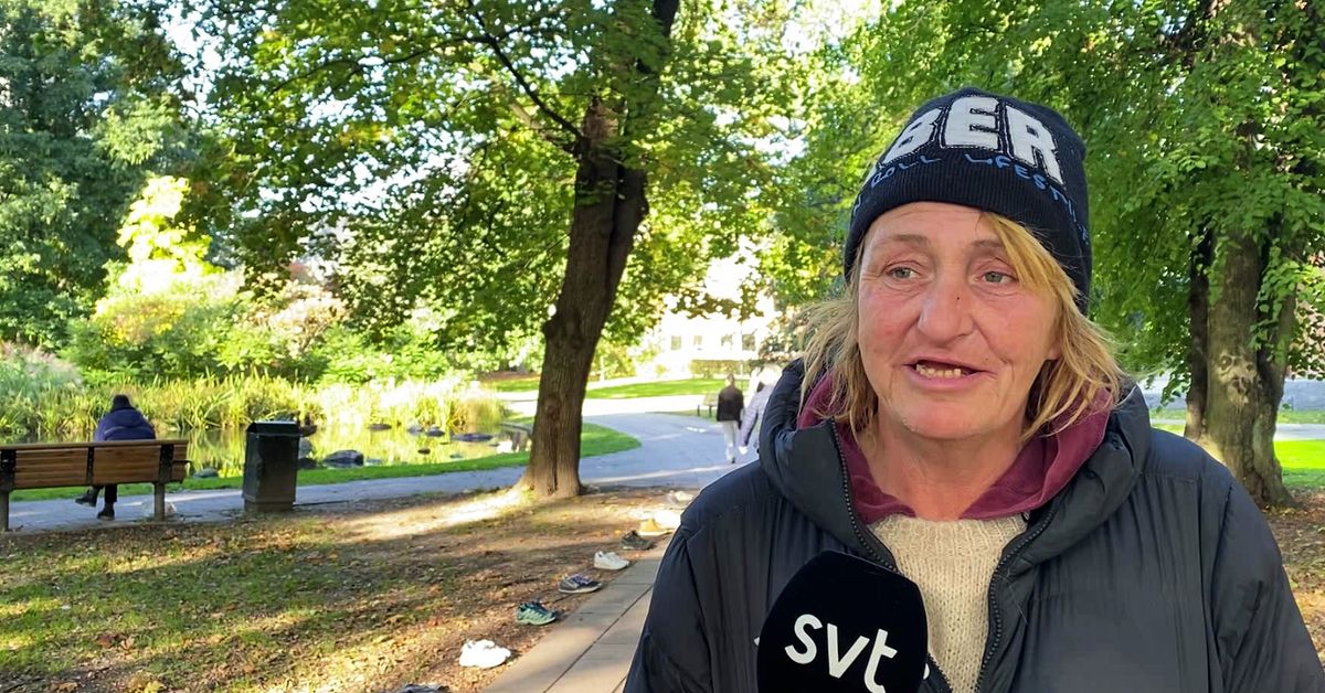 Maria har ingenstans att sova – som 85 andra västeråsare | SVT Nyheter