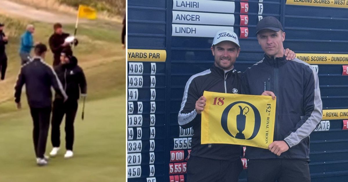 Golf: Doldisen Charlie Lindh kvalade till The Open | SVT Sport