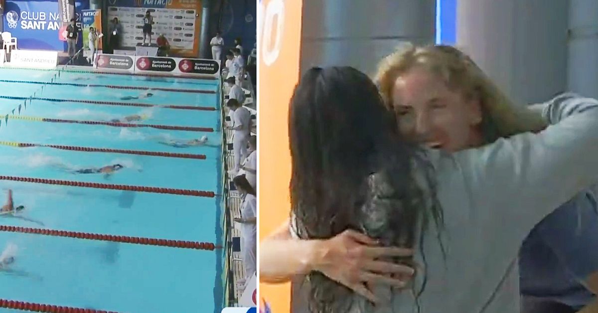 Simning: Michelle Coleman tvåa på 100 meter fritt i Barcelona | SVT Sport