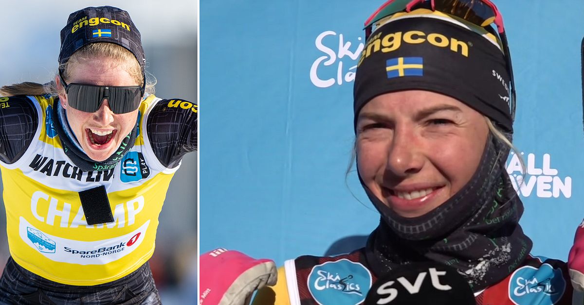 Längdskidor: Ida Dahl går upp i ledning i totalen efter överlägsen ...